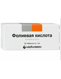 Фолиевая кислота 1 мг №50 таб. - Arbat.gr