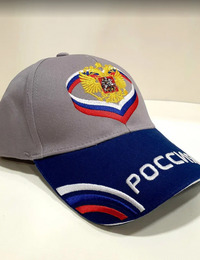Бейсболка «Россия», в ассортименте - Arbat.gr