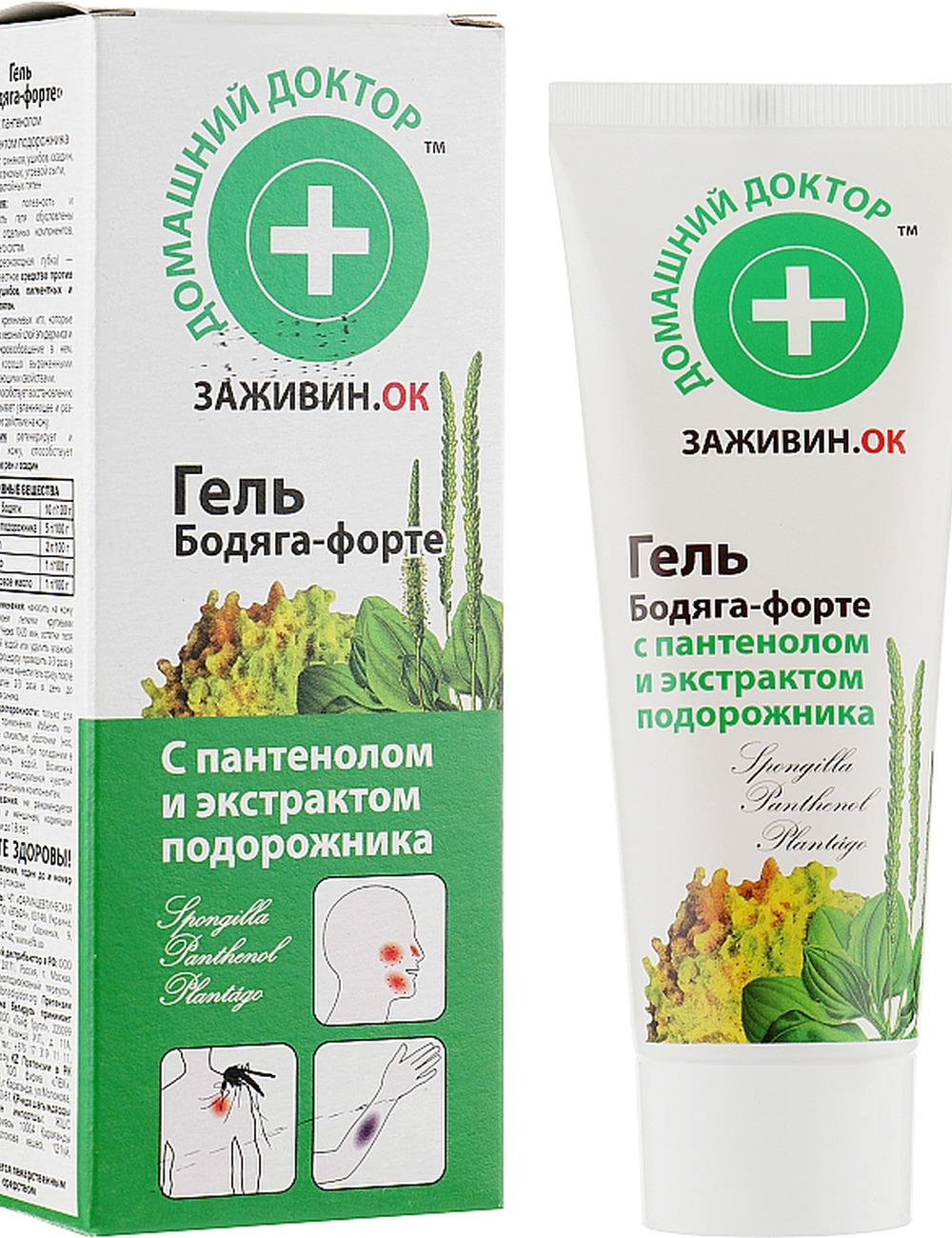 Гель "Бодяга-форте". Домашний доктор, 75мл - Arbat.gr